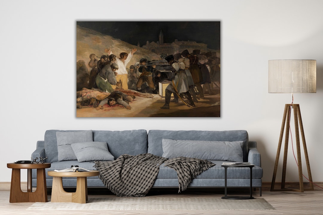 The Third of May 1808 Canvas Wall Art, Francisco Goya's Masterpiece on ...