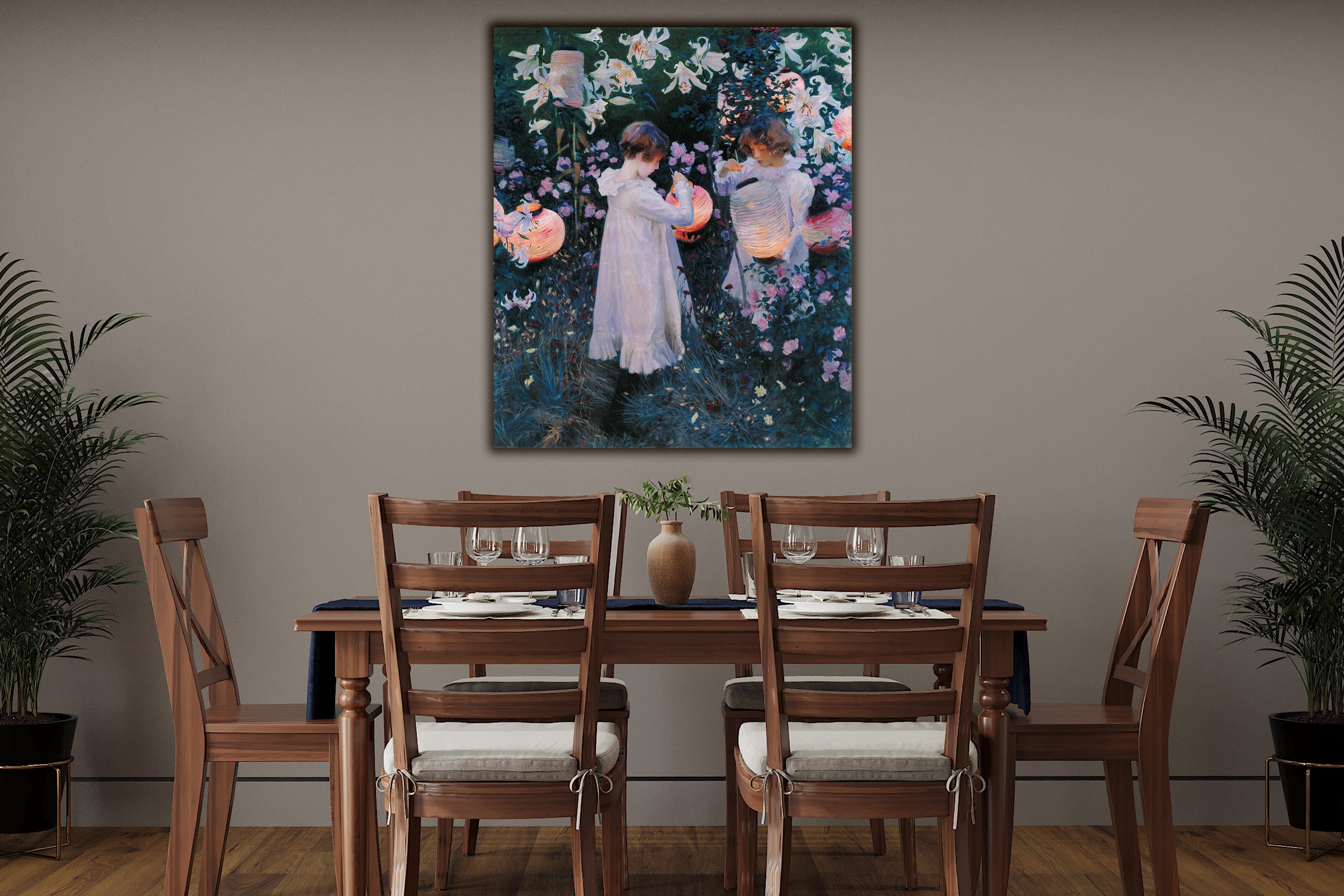John Singer Sargent Artwork, Carnation, Lily, Lily, Rose Canvas Print ...