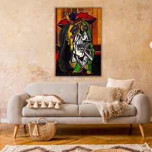 The Weeping Woman by Pablo Picasso, Cubism Master Picasso Artwork, Home ...