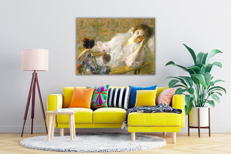 Armand Point Autumn Soul Canvas Print, Symbolist Art Nouveau - Etsy