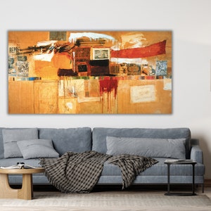 Robert Rauschenberg Rebus Pop Art Canvas, Abstract Artwork - Etsy