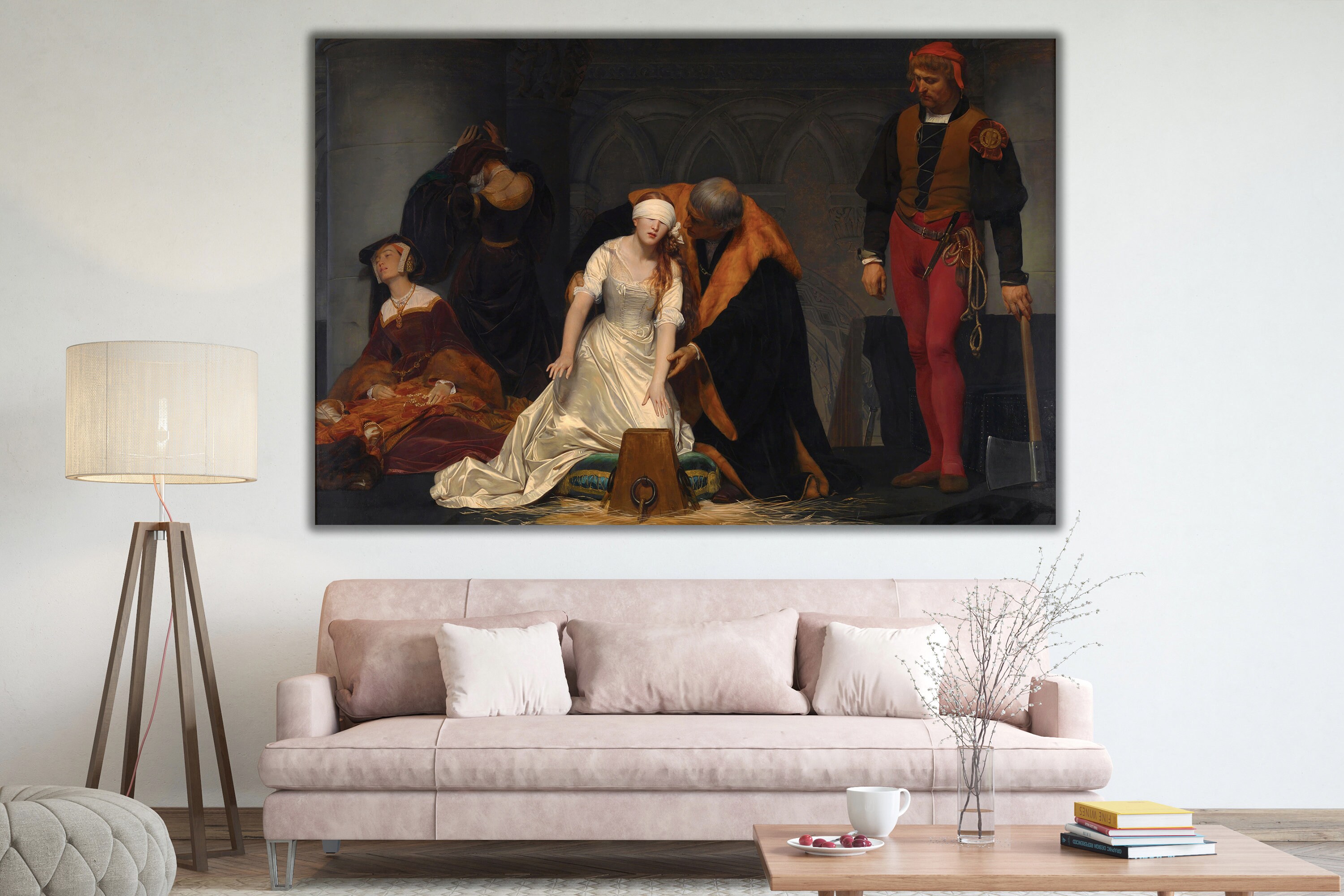 The Execution of Lady Jane Grey by Paul Delaroche Artwork, Lady Jane's ...