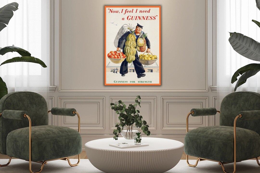 Guinness Poster, Guinness Beer Poster, Guinness Vintage Poster, Vintage ...