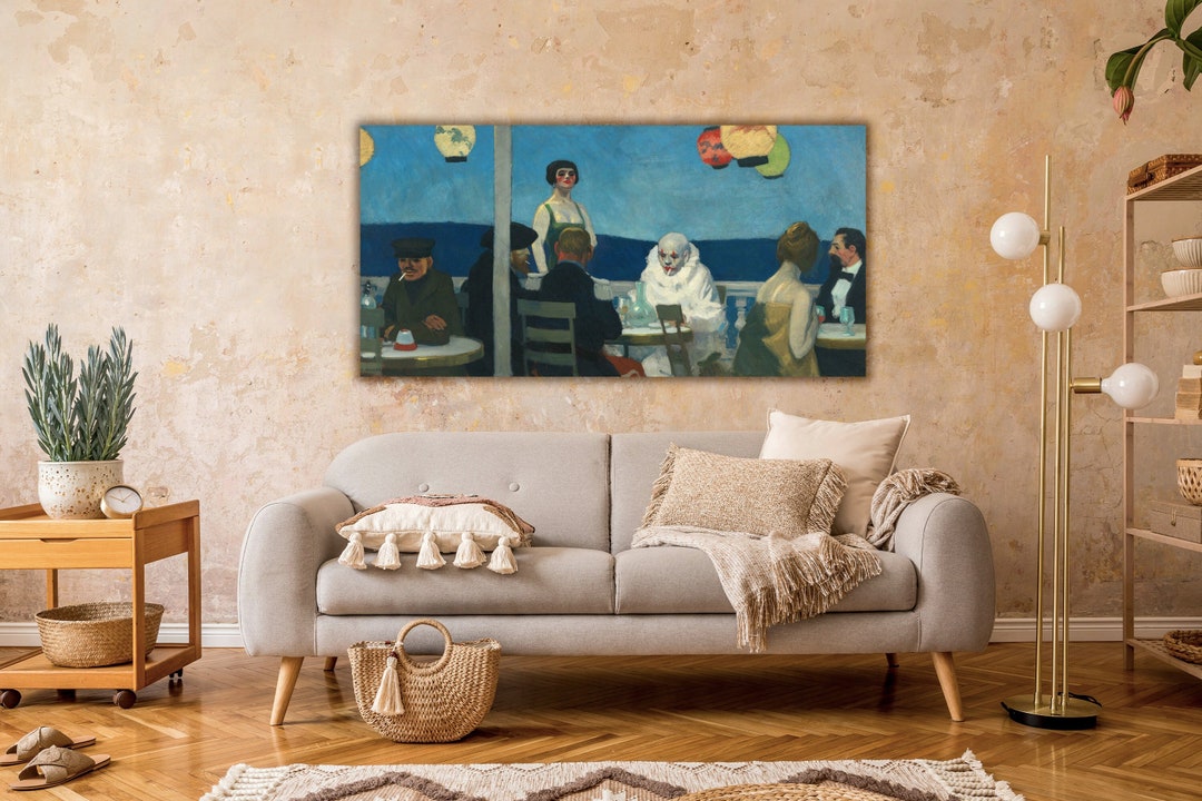 Soir Bleu by Edward Hopper Canvas Print, Edward Hopper Artwork, Blue ...