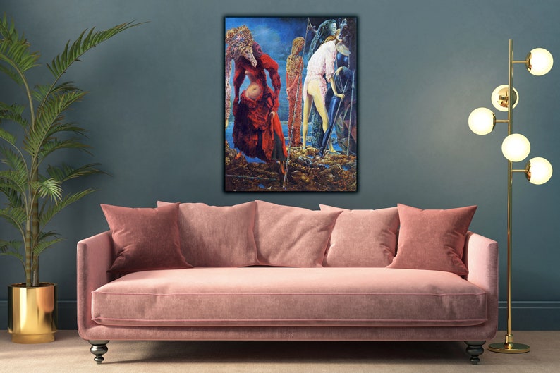 Max Ernst, the Antipope, Surrealist Canvas Print - Etsy