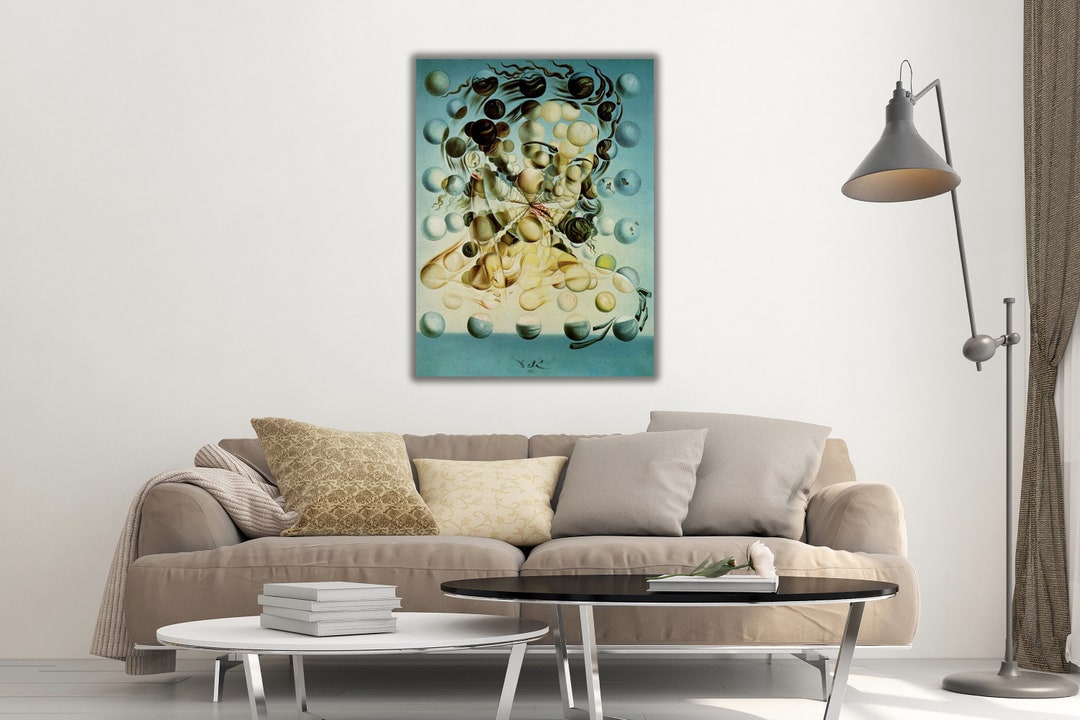 Galatea of the Spheres Canvas Print, Salvador Dali Artwork, Galatea of ...