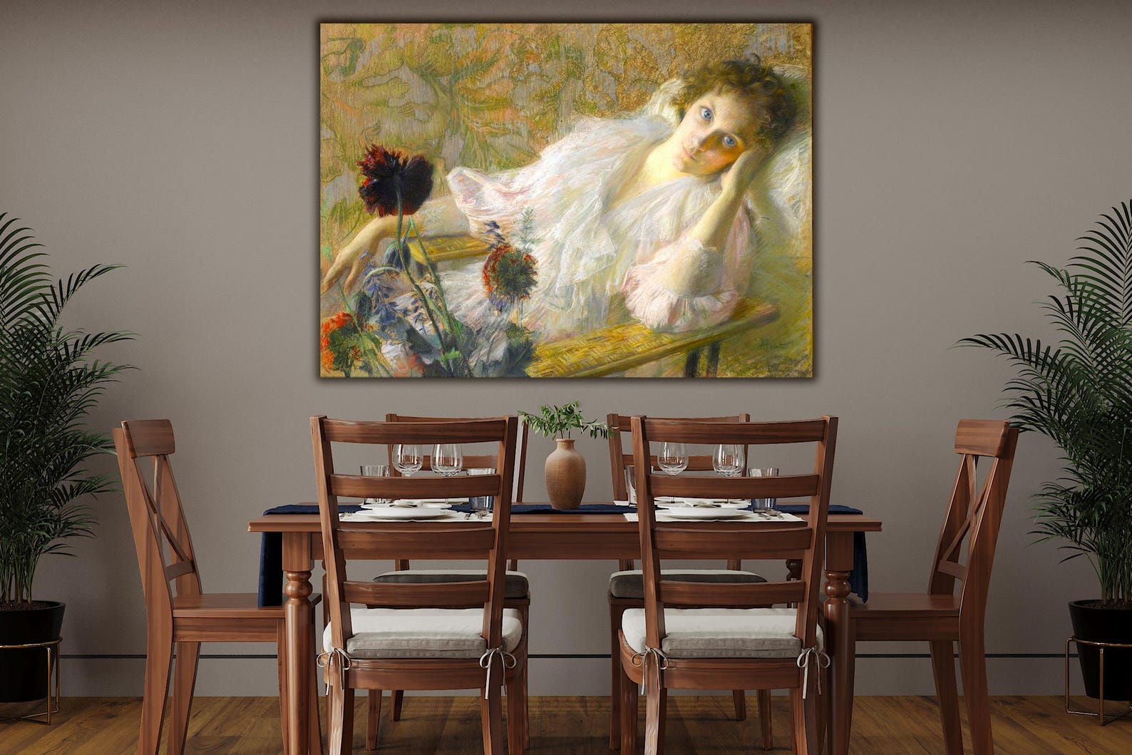 Armand Point Autumn Soul Canvas Print, Symbolist Art Nouveau - Etsy