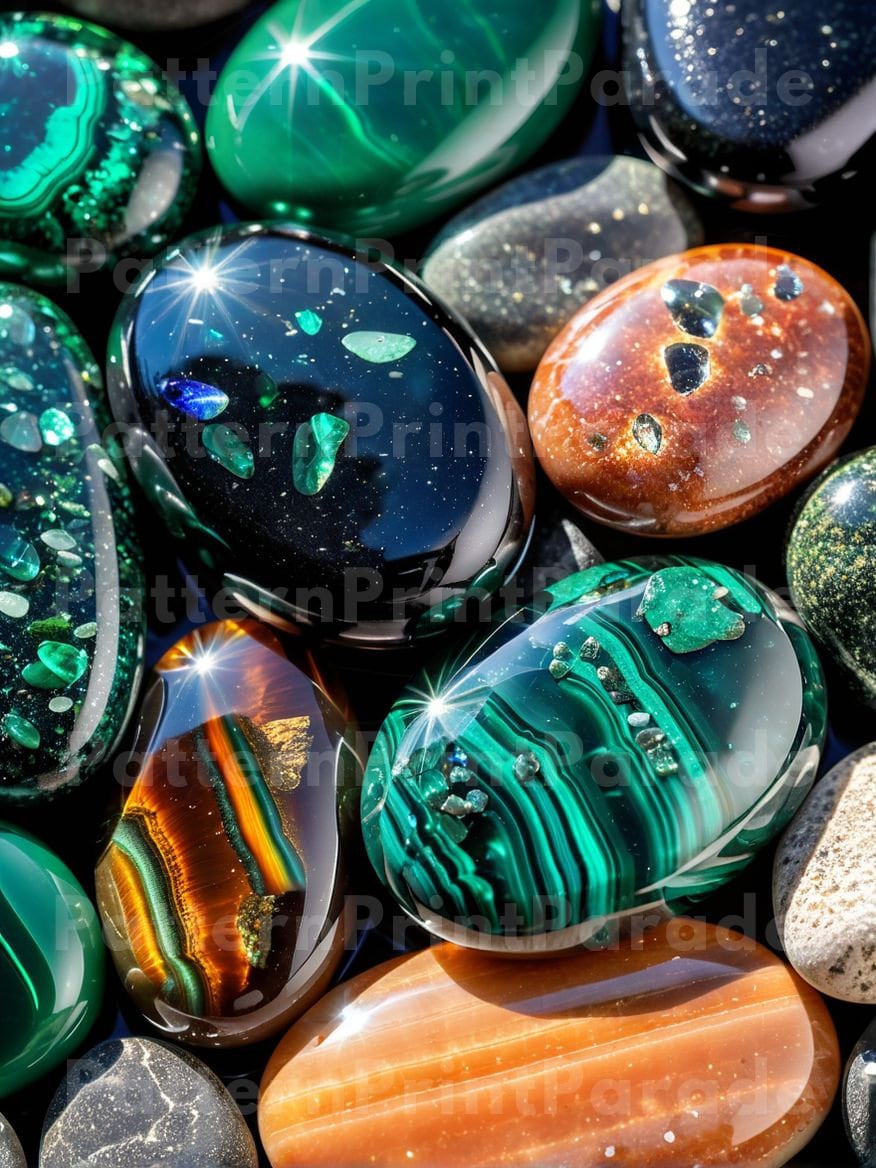 Pebbles Digital Scrapbook Printable Paper, Digital Paper, Stones, Rocks ...