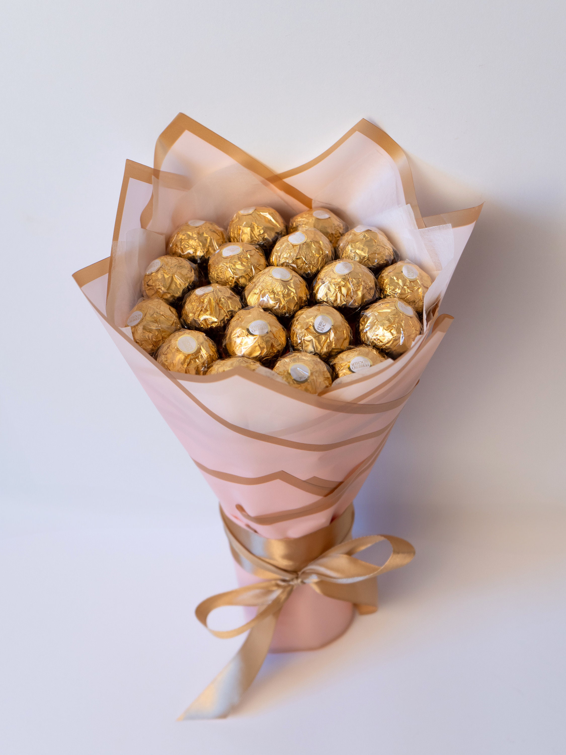 Delicate Sweet Bouquet With Chocolates Ferrero Rocher - Etsy