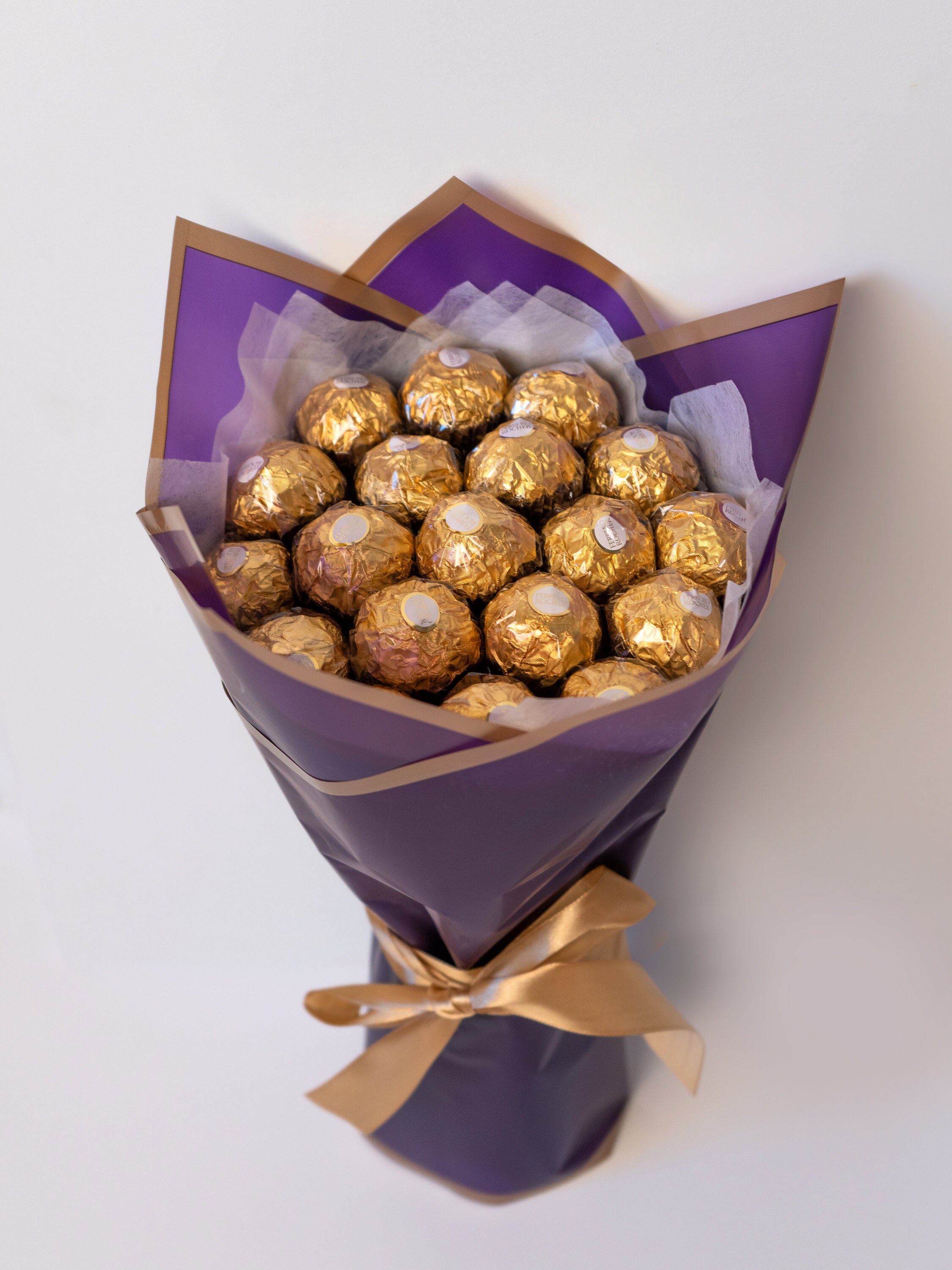 Delicate Sweet Bouquet With Chocolates Ferrero Rocher - Etsy