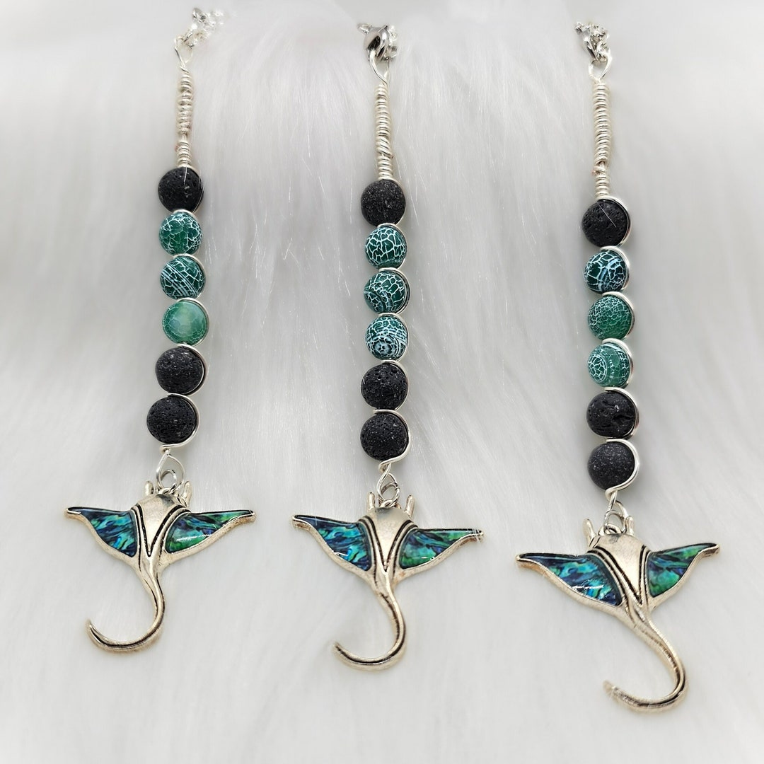 Stingray Charm Passive Diffuser, Ocean Lover Gift, Car Rear Mirror ...