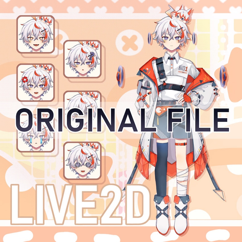 Live2d Model Male - Etsy