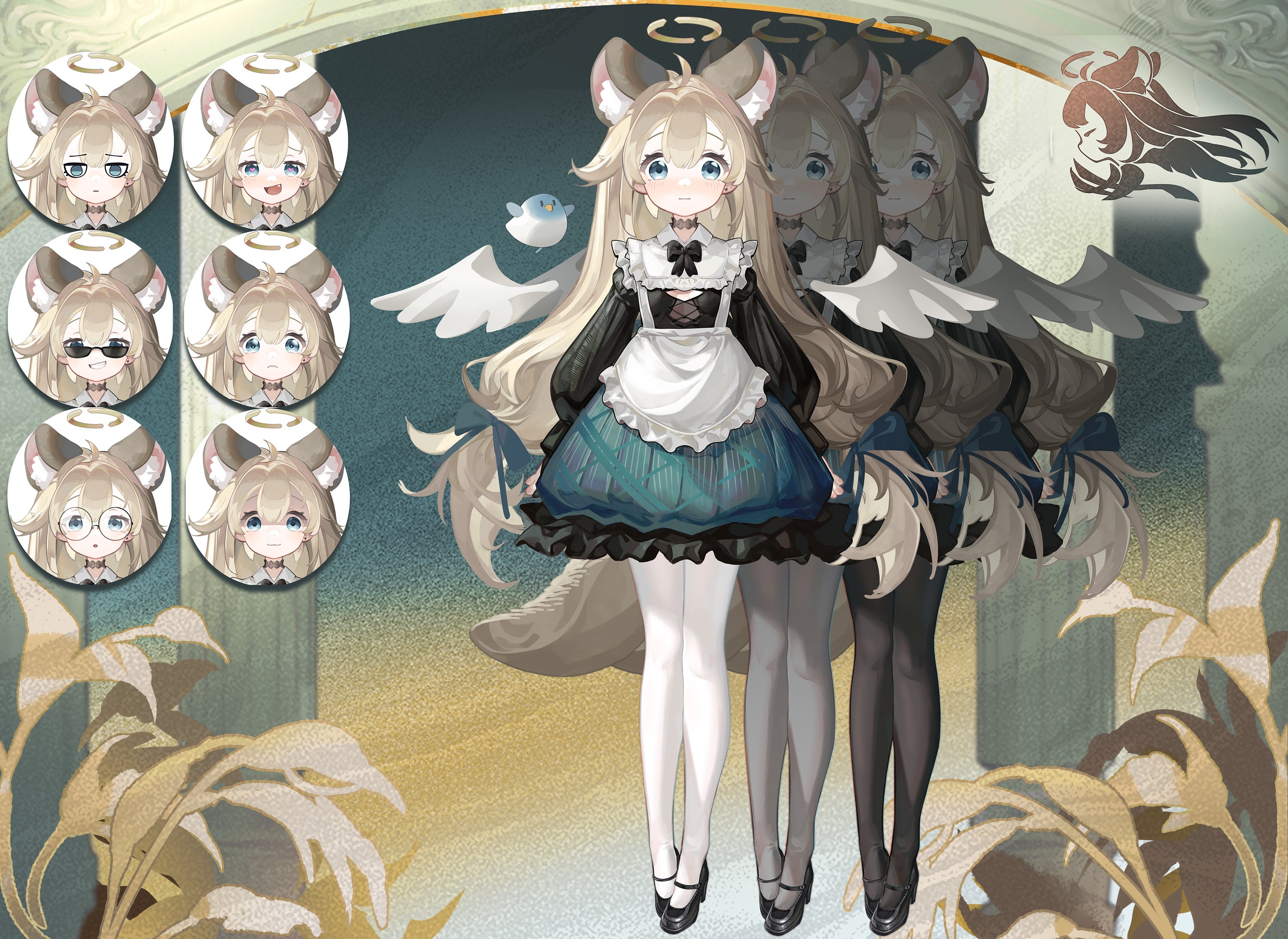 Live2d Vtuber Model for Commercial Use Premade Vtuber Model Live2d Model Fully Rigged Ready to ...