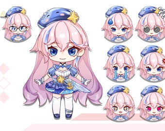 Chibi Vtuber Model | Premade Vtuber Model | Live2d Model | Fully Rigged ...