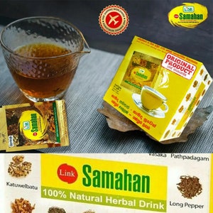Link Samahan Instant Ayurveda Herbal Tea Sachets Cough & Cold UK SELLER ...