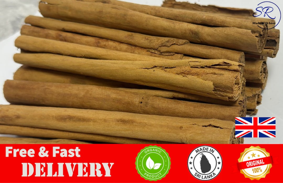 Pure Organic Ceylon Cinnamon Sticks, True Cinnamon Not Cassia, 50g ...