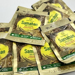 Link Samahan Instant Ayurveda Herbal Tea Sachets Cough & Cold UK SELLER ...