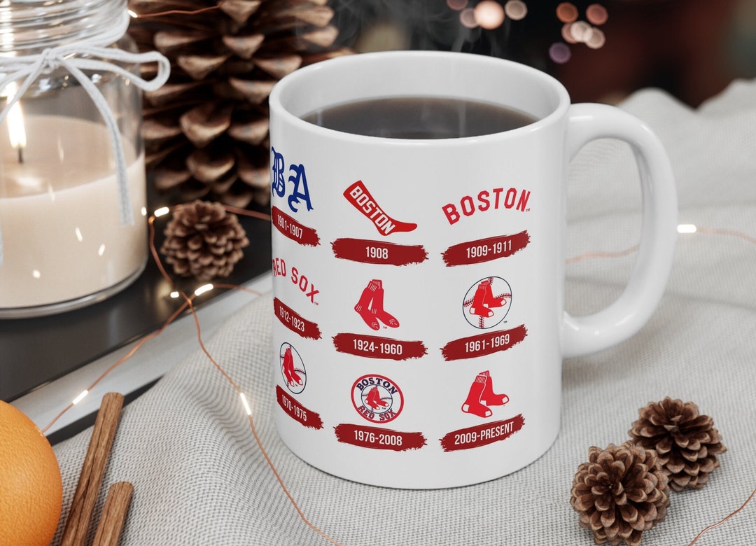 Boston Red Sox Baseball Historical Logos Coffee Mug Boston Red Sox ...