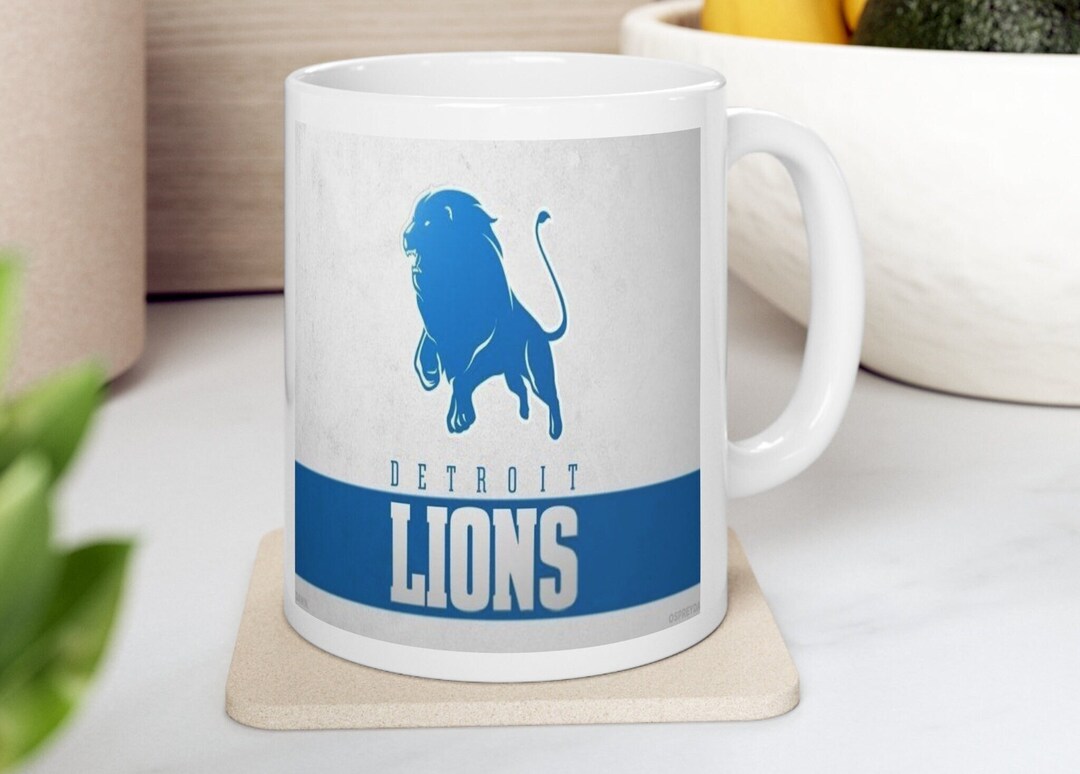 Detroit Lions American Football Coffee Mug Gift Detroit Lions Fan Mug ...