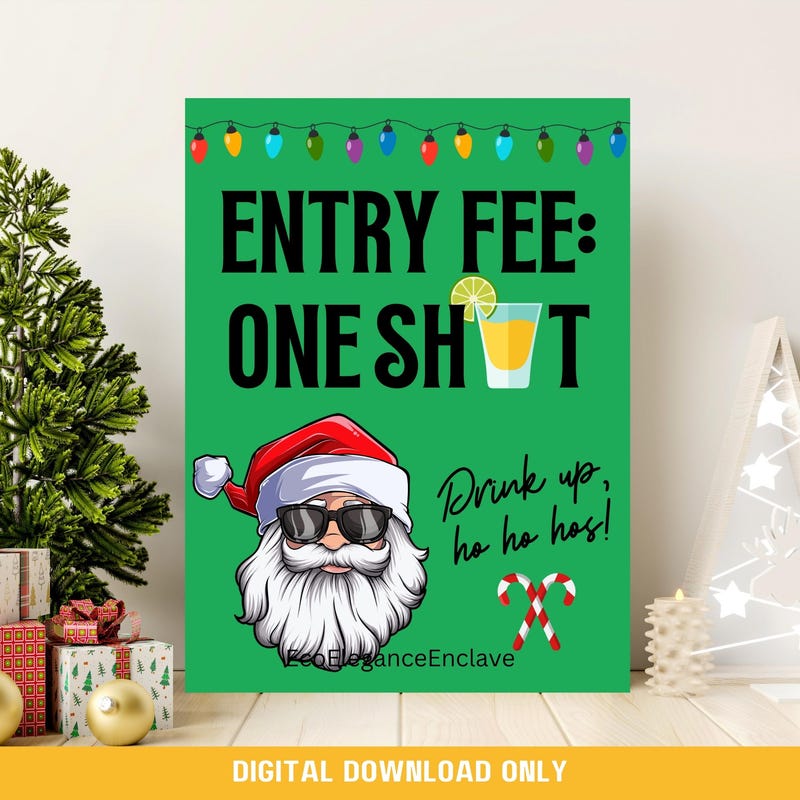Entry Fee Christmas - Etsy Canada