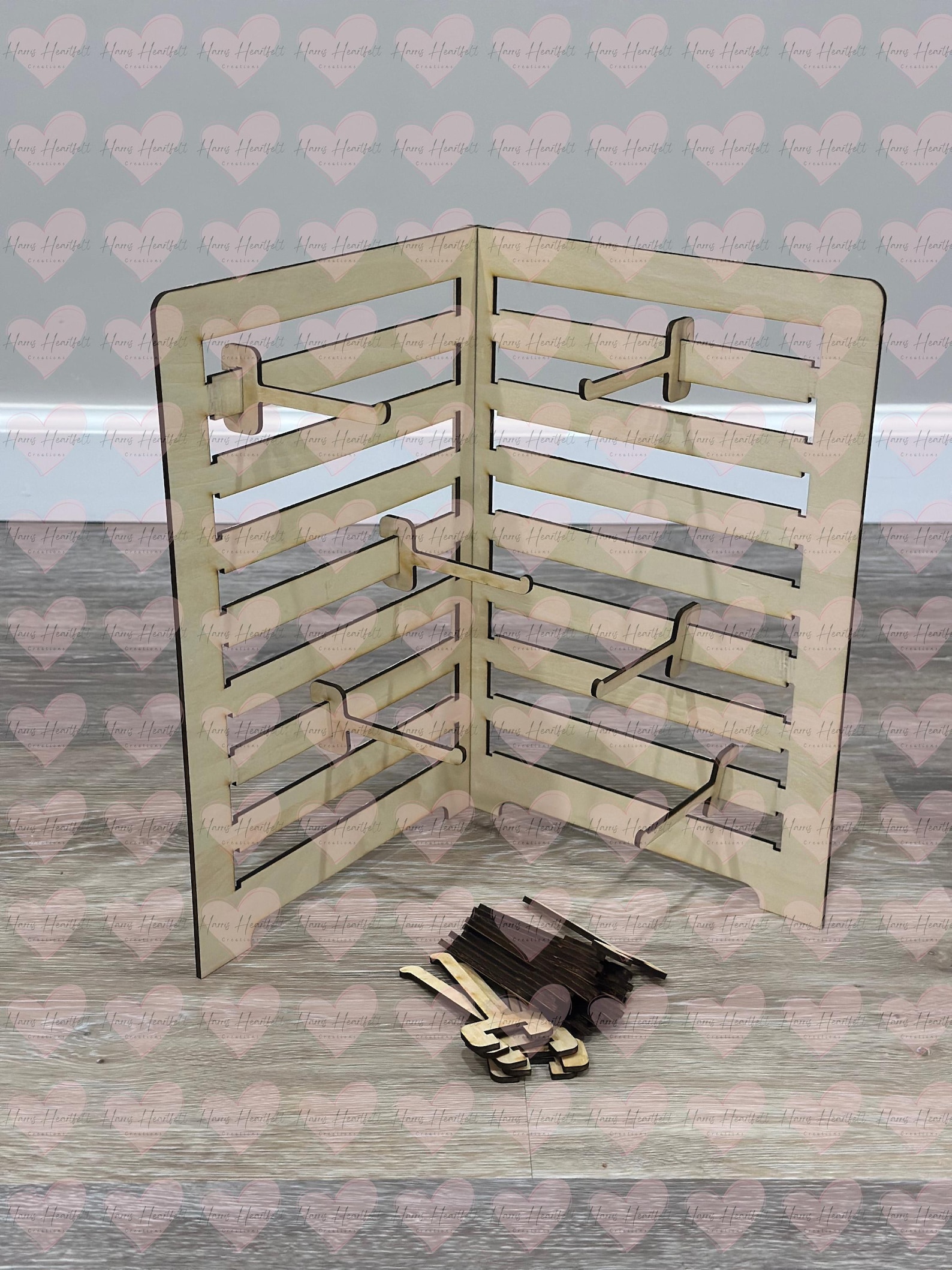 Wooden Display for Keychains, Bookmarks, Jewelry or More - Etsy