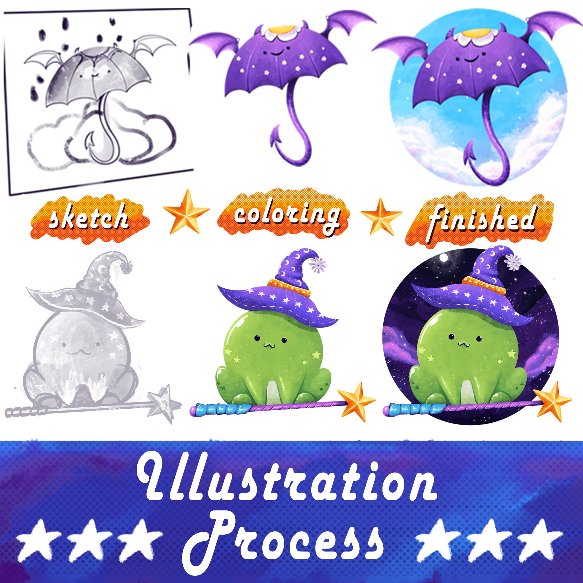 Whimsical Custom Illustration Book Covers, Wall Art, Gifts Unique Hand ...