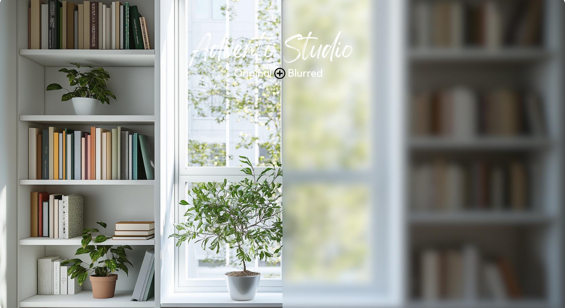 White Modern Office Bookcase Zoom Background | Professional Virtual ...