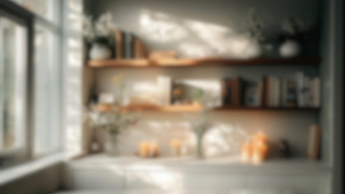 Work From Home Minimalist Shelves Backdrop, Zoom Background White ...