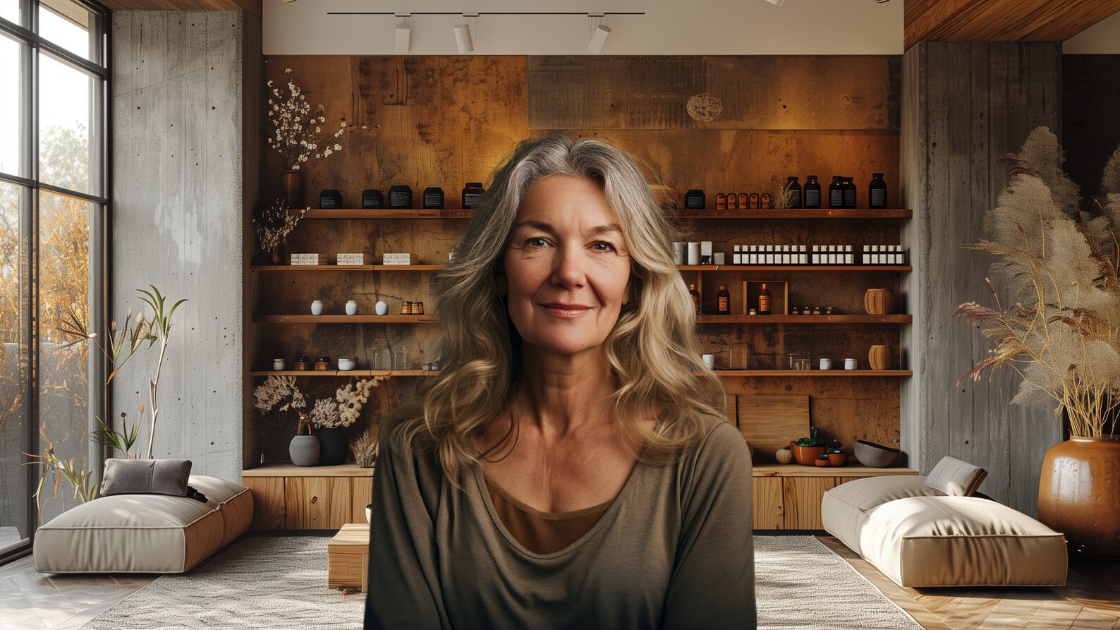 Realistic Zoom Bundle 3-pack, Minimalistic Bookshelf Backdrop for Microsoft Teams, Skype, Google ...