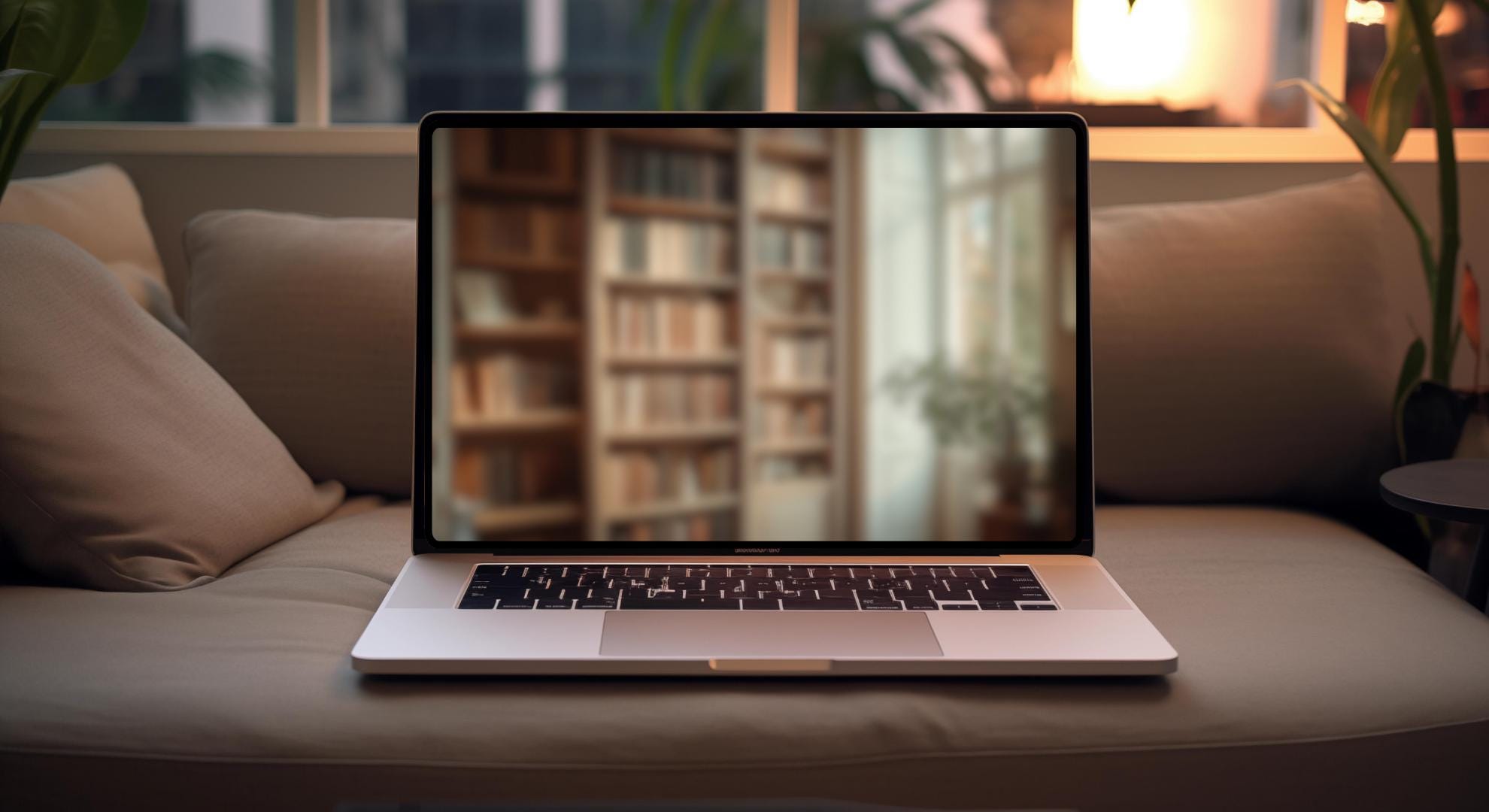 Zoom Background Boutique Background, Natural Living Room, Virtual Home ...