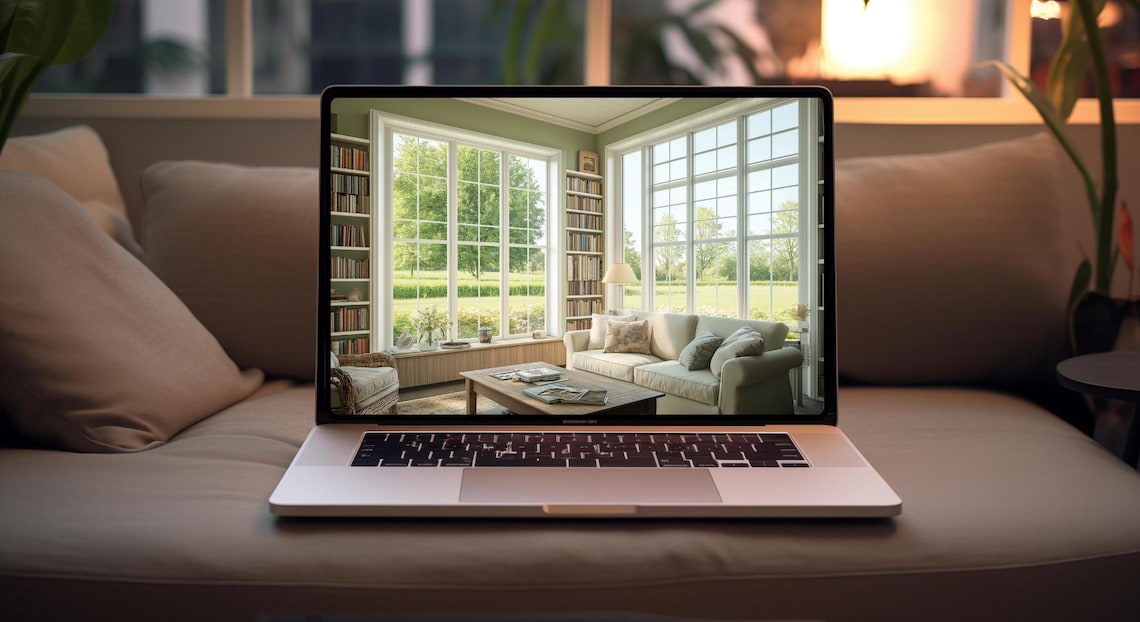 Virtual Background Zoom Meetings, Online Meetings 16:9, Simple Elegant ...