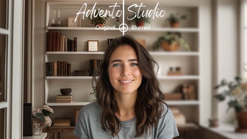 Clean Wall Bookshelf Zoom Background | Virtual Background for Zoom ...