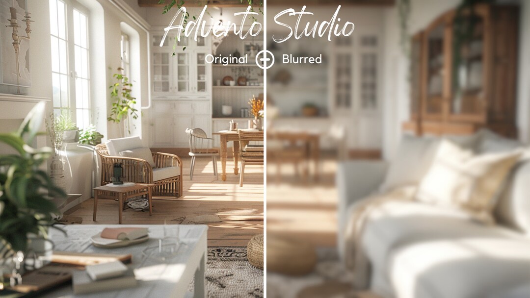 Realistic Spring Living Zoom Background Virtual Office for Meetings ...