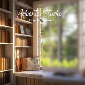 Cozy Country Living Zoom Background: Natural Light Virtual Backdrop ...