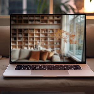 Virtual Living Room Zoom Background | Zoom Background Home Office ...