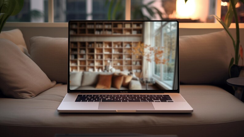 Virtual Living Room Zoom Background | Zoom Background Home Office ...