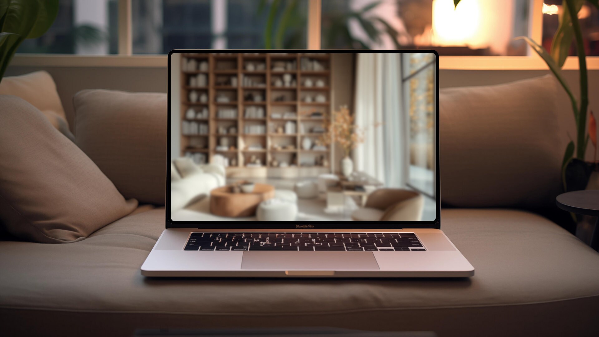 Virtual Living Room Zoom Background | Zoom Background Home Office ...