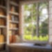Cozy Country Living Zoom Background: Natural Light Virtual Backdrop ...