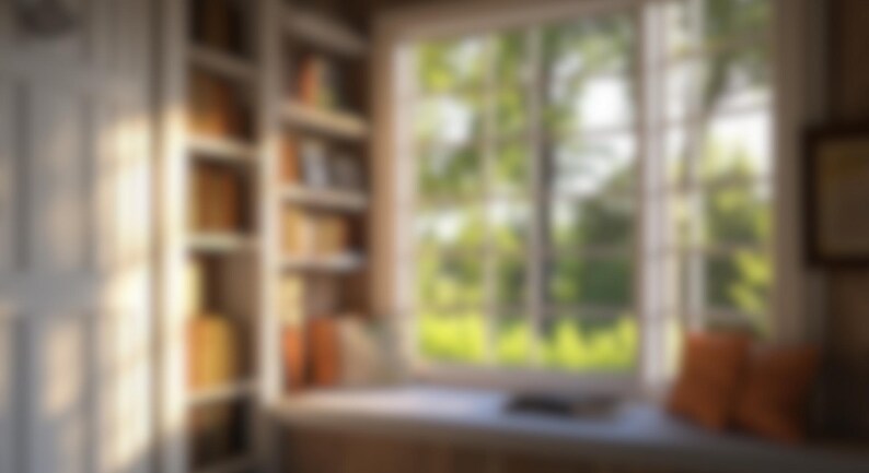 Cozy Country Living Zoom Background: Natural Light Virtual Backdrop ...