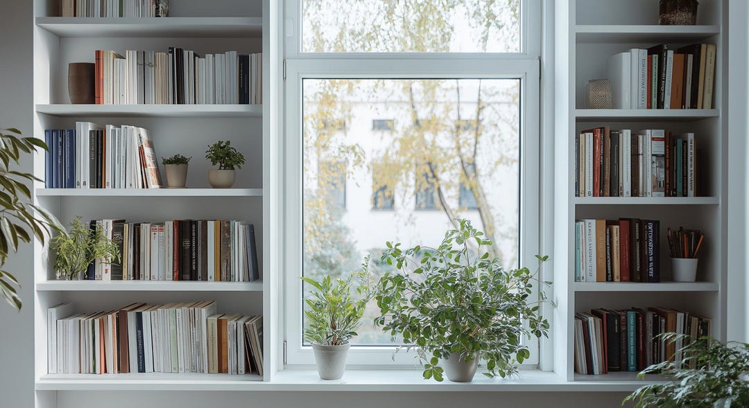 Zoom Background Window Garden Backdrop, Microsoft Teams Background ...