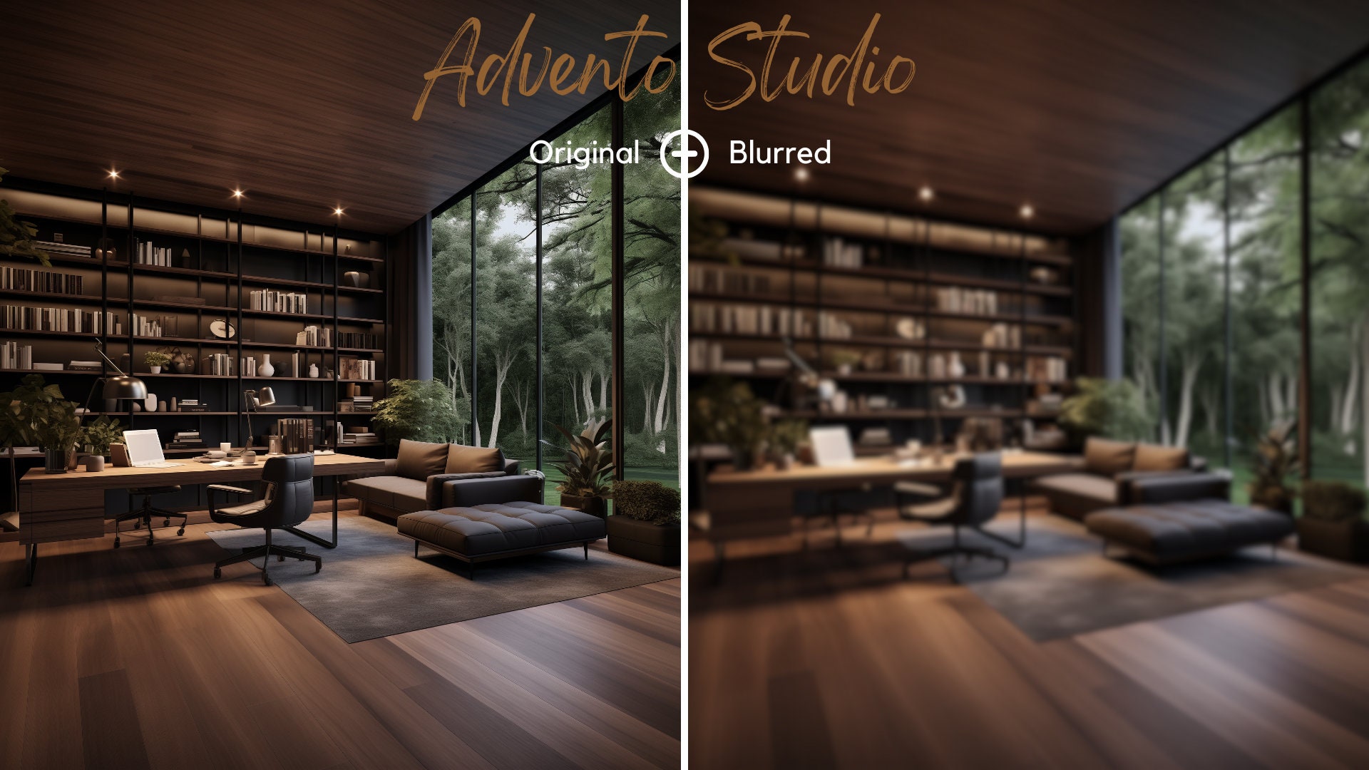 Zoom Background Luxury Library Home Office Professional Zoom Meeting ...