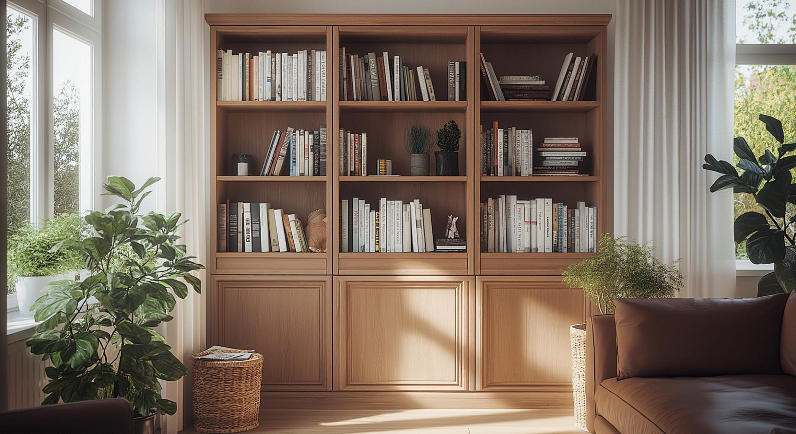 Modern Shelving Office Zoom Background | Virtual Background for Zoom ...