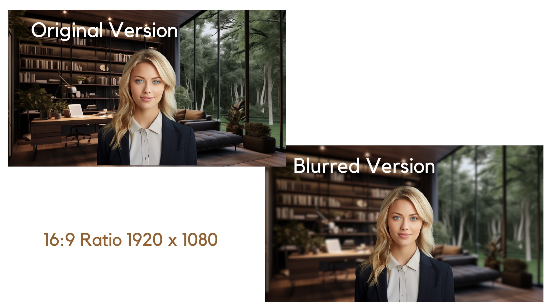 Zoom Background Luxury Library Home Office Professional Zoom Meeting ...