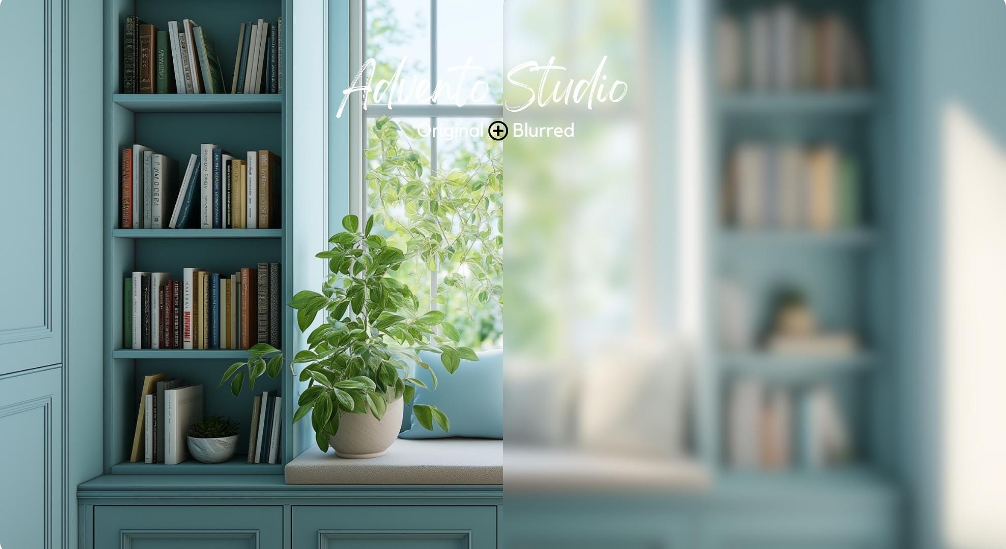 Cozy Modern Bookshelf Zoom Background, MS Teams Professional Backdrop ...