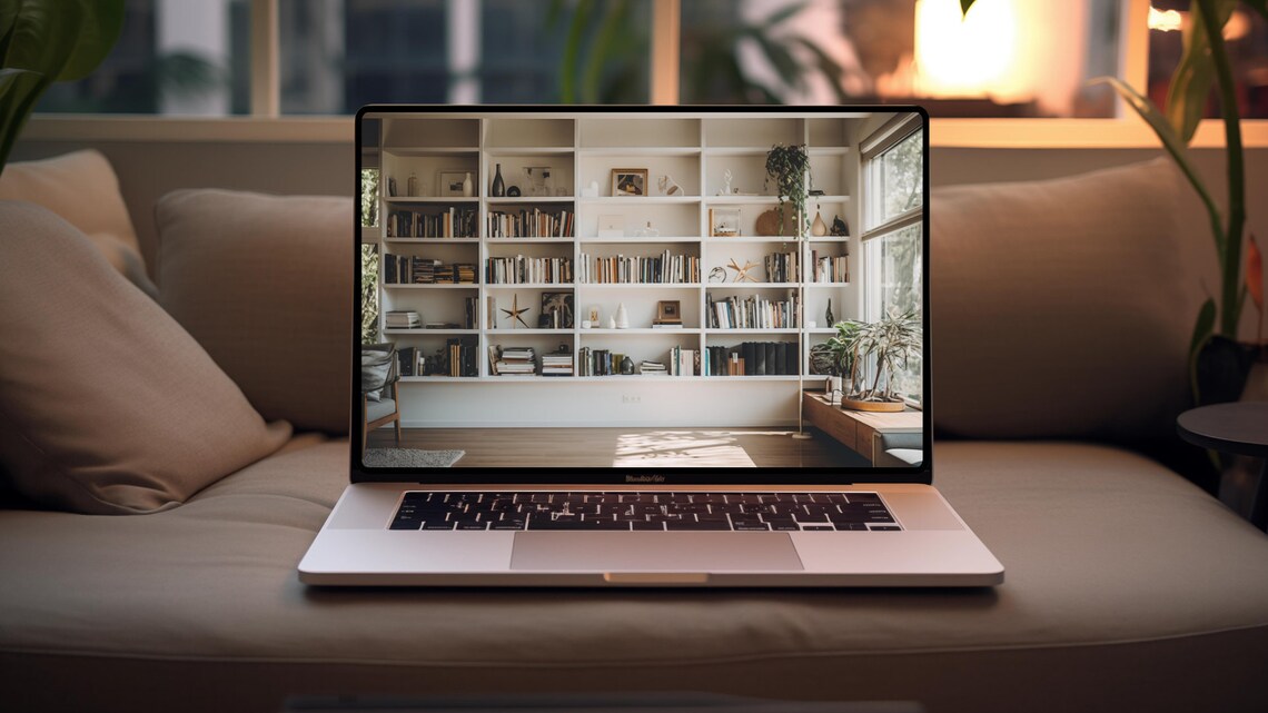 Virtual Background Zoom Meeting, Online Meetings 16:9, Simple Elegant ...