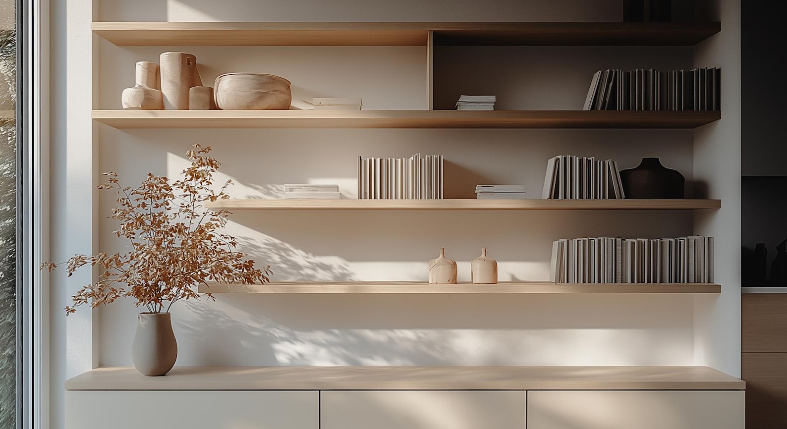 Modern Shelving Office Zoom Background | Virtual Background for Zoom ...