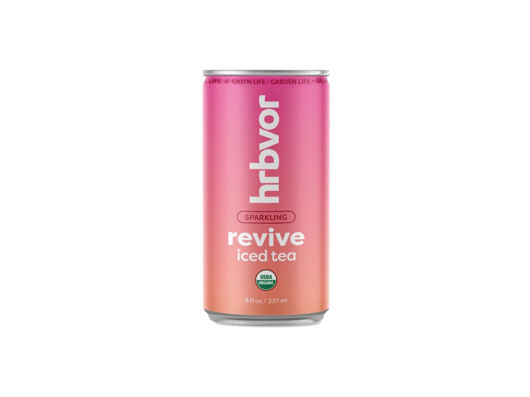 REVIVE Sparkling Iced Tea Hibiscus, White Peony, Lemongrass, Mint 8oz ...