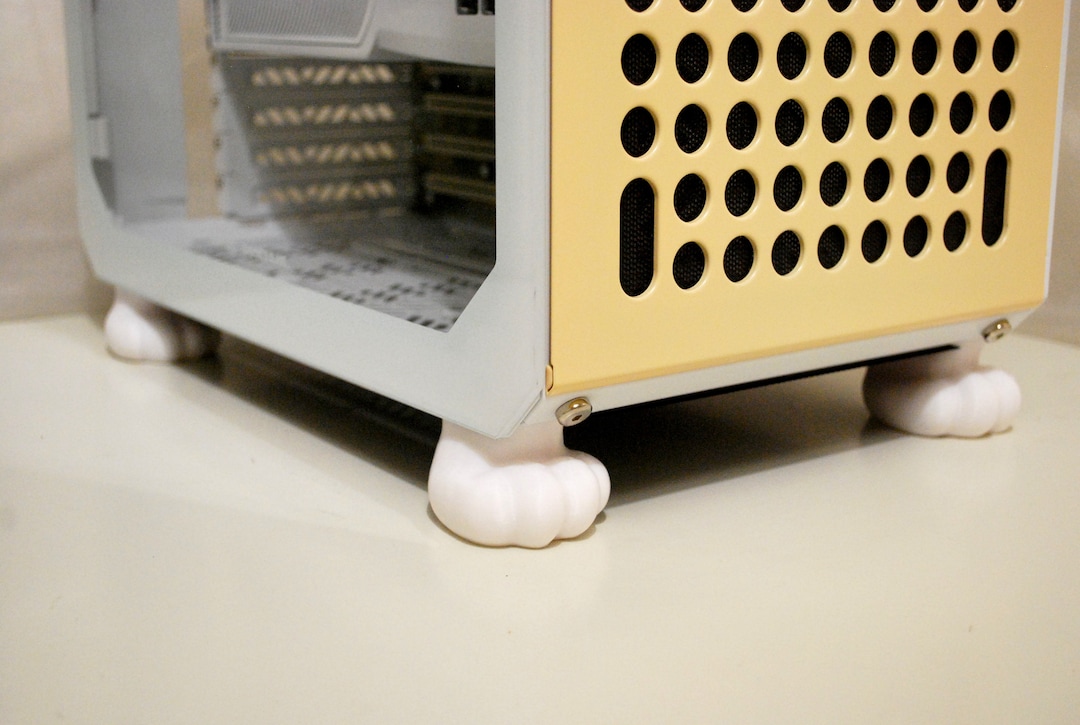 Cooler Master Qube 500, Formd T1 Cat Paws - Macaron White Black Case ...