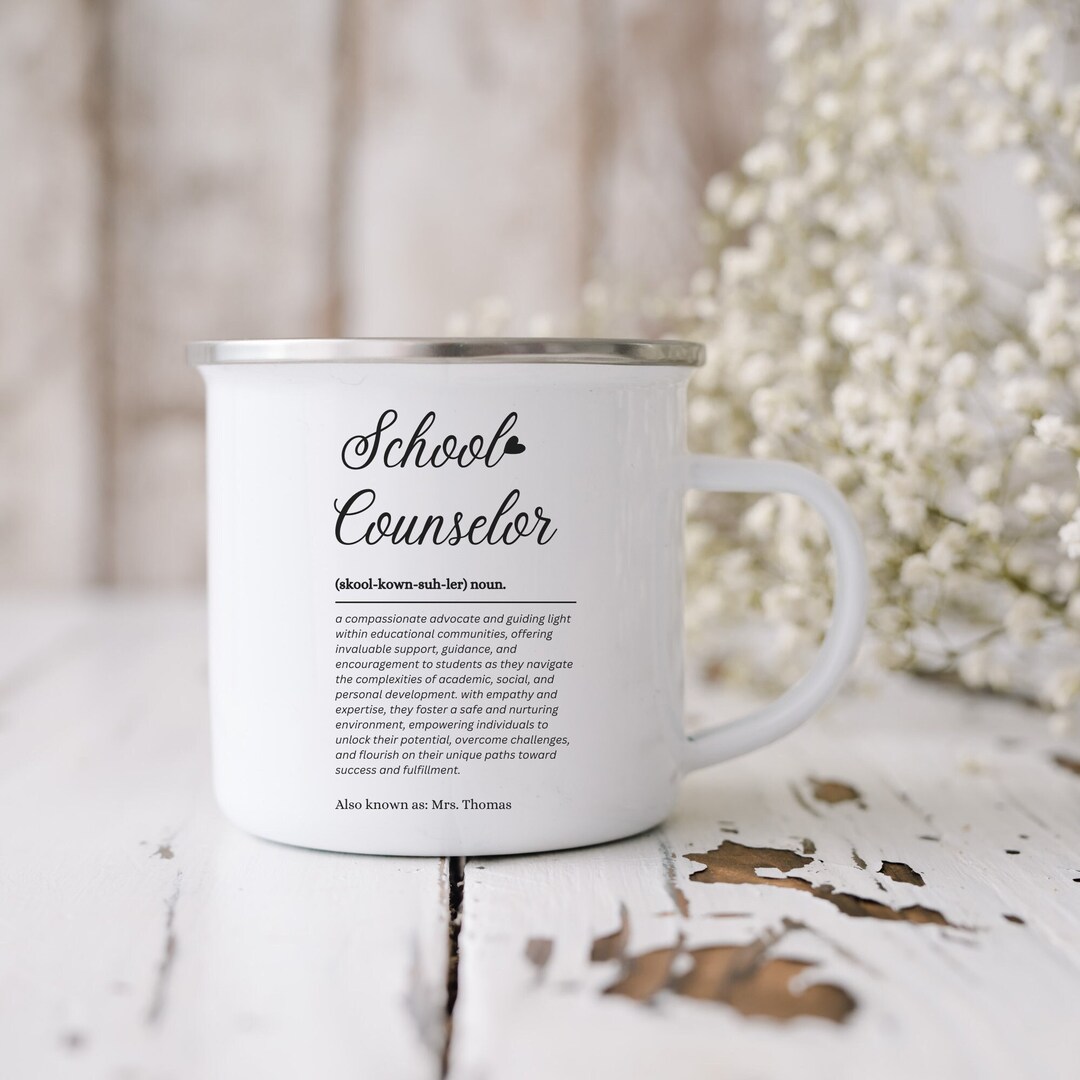 School Counselor Mug Gift, Personalized Coffee Mug Cup for Guidance ...