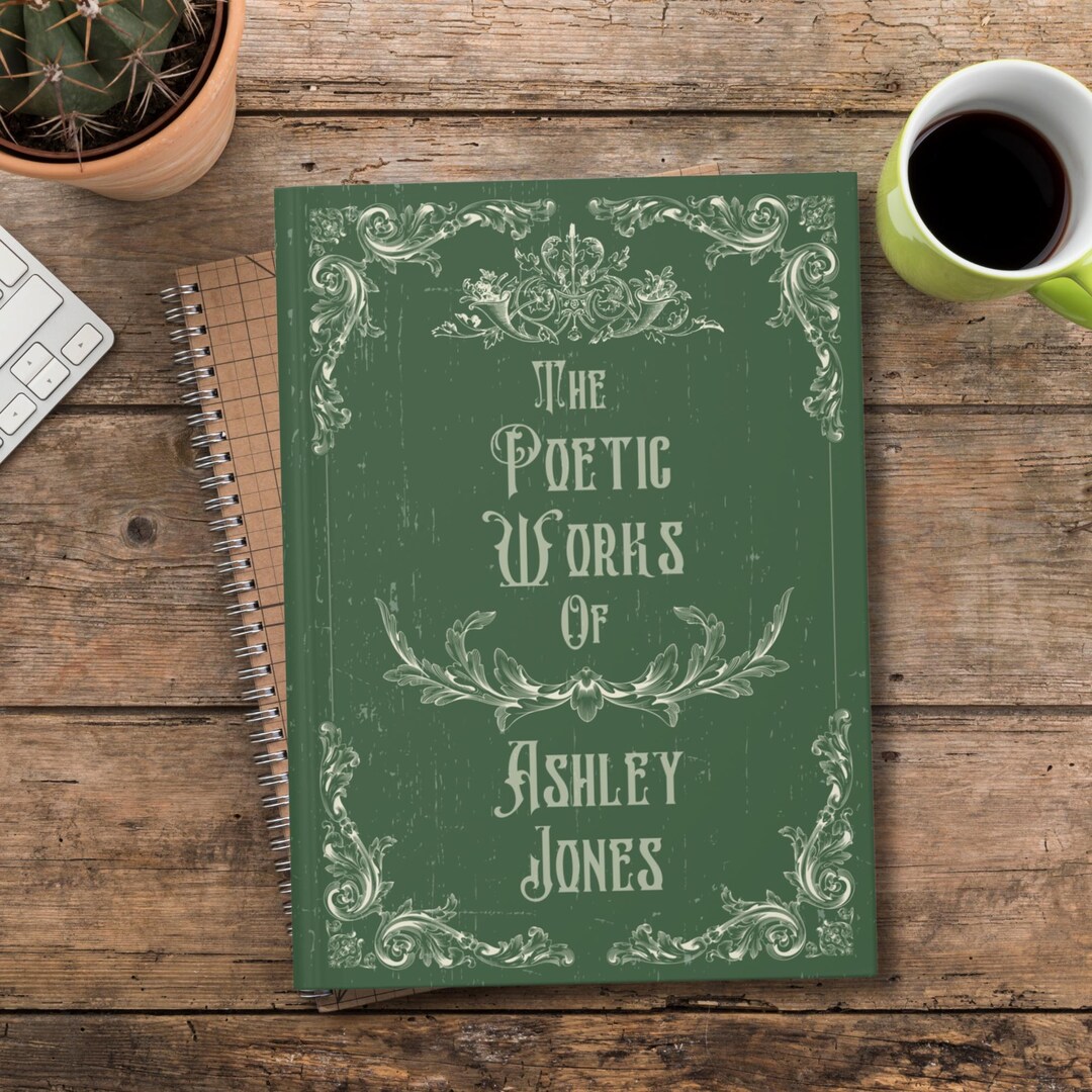 Personalized Poetry Journal, Custom Poetry Book, Notebook for Poet ...